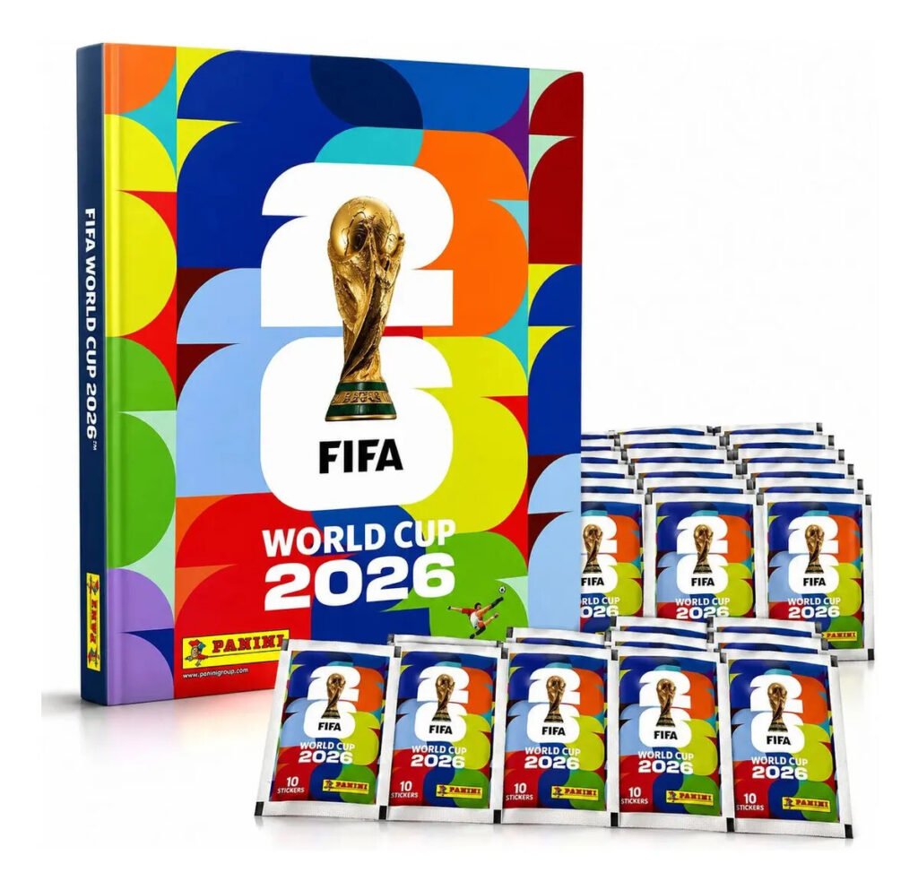 Álbum Copa do Mundo 2026 Panini + 70 Figurinhas Oferta